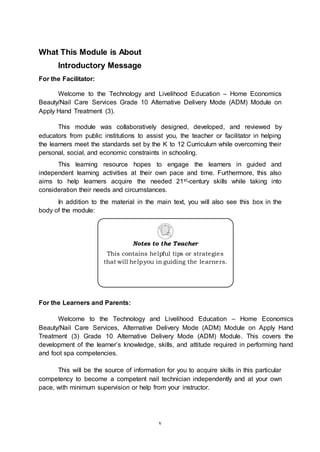 TLE10_HE_BeautyNailCareServices_Q1_M3_ApplyHandTreatment_v3.doc