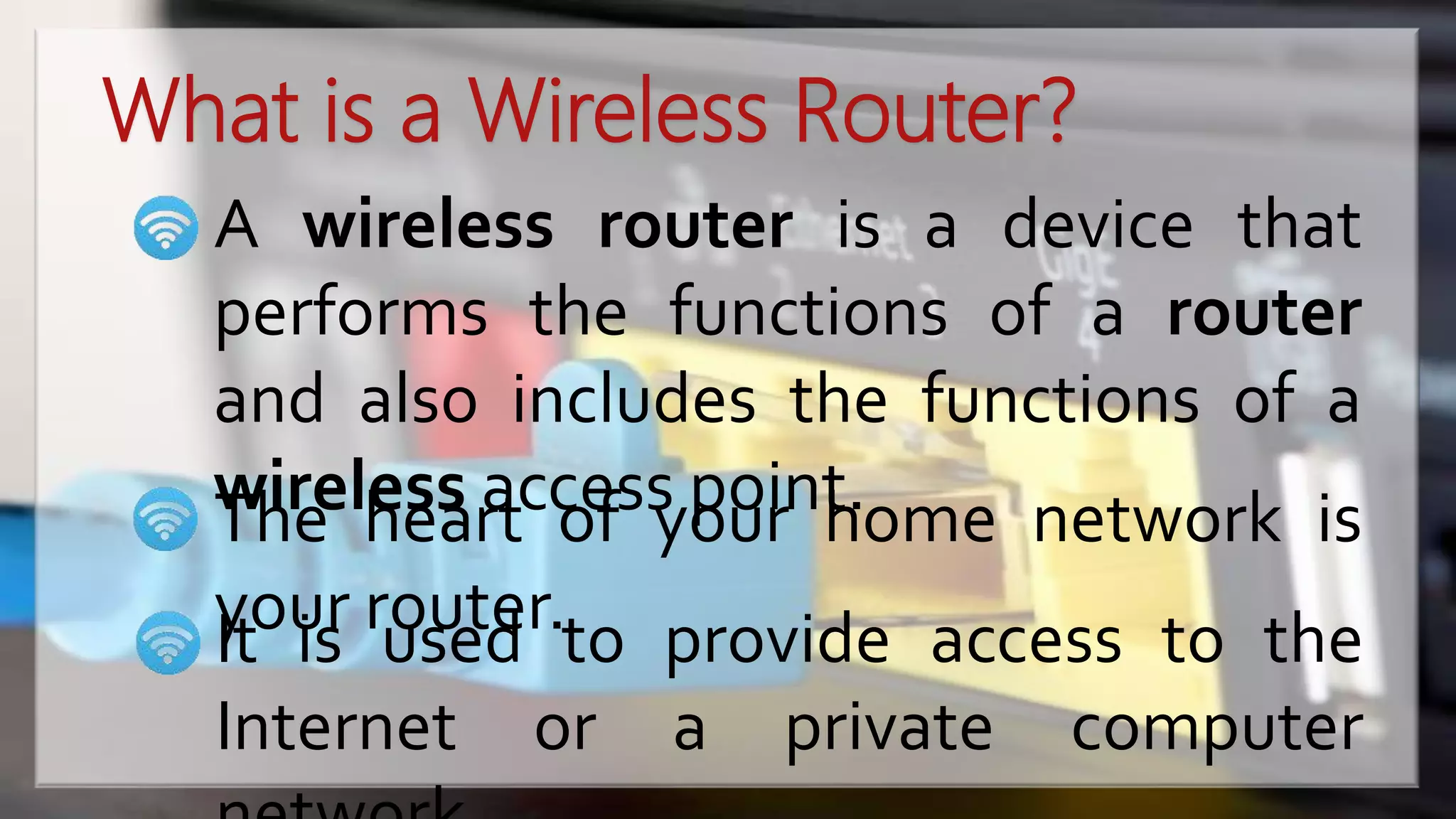 TLE 10 (ICT): Configuring a Wireless Router | PPTX