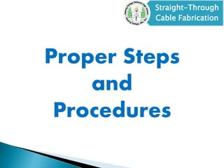 TLE 10 (ICT): LAN Cabling | PPTX