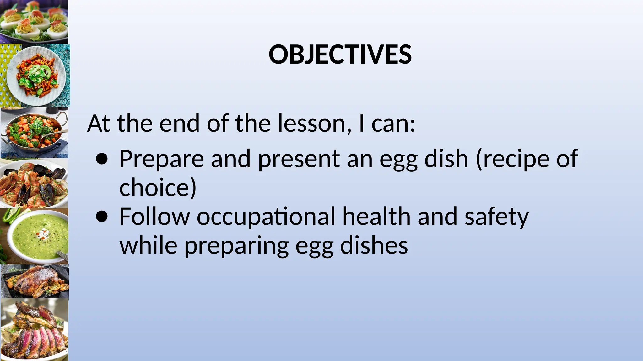 TLE 10: Techniques and Creative Approaches to Presenting Egg Dishes | PPTX