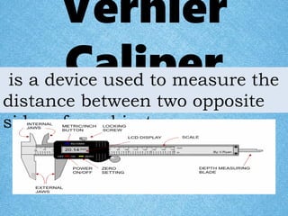 TLE11 Measuring System and Measurint Tools | PPTX
