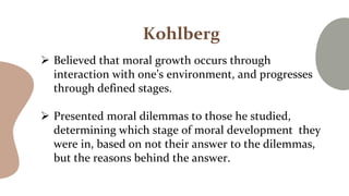 TLE17REPORT.pptx kohlbergs's stages of moral development | PPT