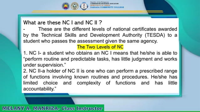 TLE 1 ( Lessons 1 & 2).pdf | Professional School | Postgraduate Education