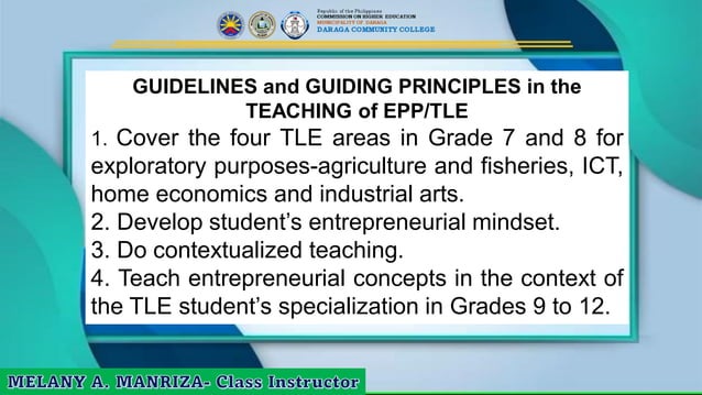 TLE 1 ( Lessons 1 & 2).pdf | Professional School | Postgraduate Education
