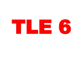 TLE 6.pptx Agriculture and Fishery education | PPTX