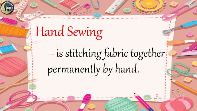 Basic Hand Stitches | PPTX | Needlework | Arts and Crafts