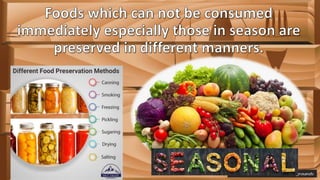 Planning for Food Preservation | PPTX