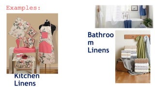 Sewing Household Linens | PPTX