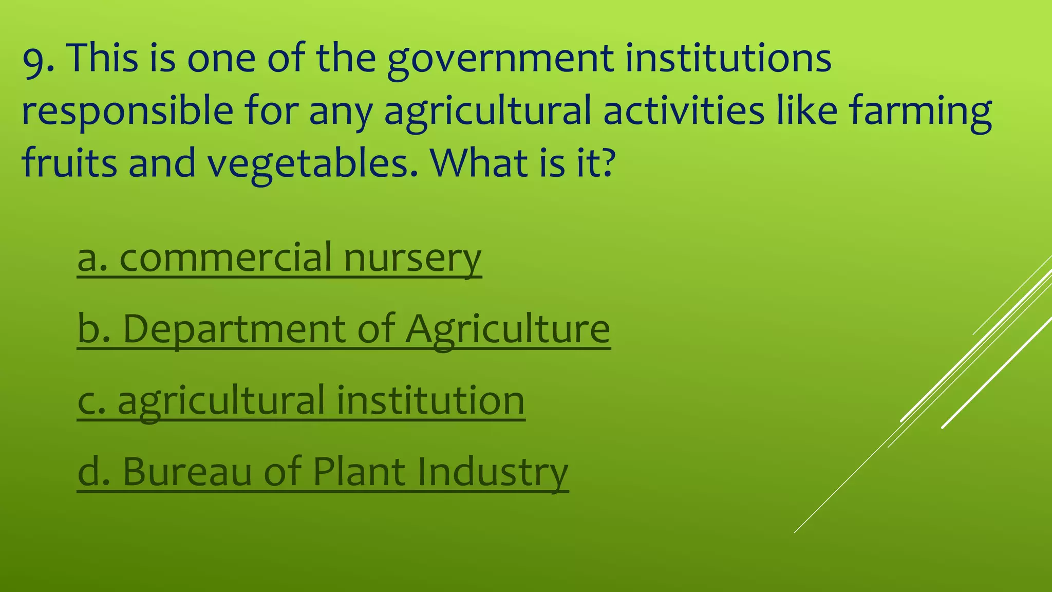 TLE 6 Agriculture Powerpoint Presentation | PPTX