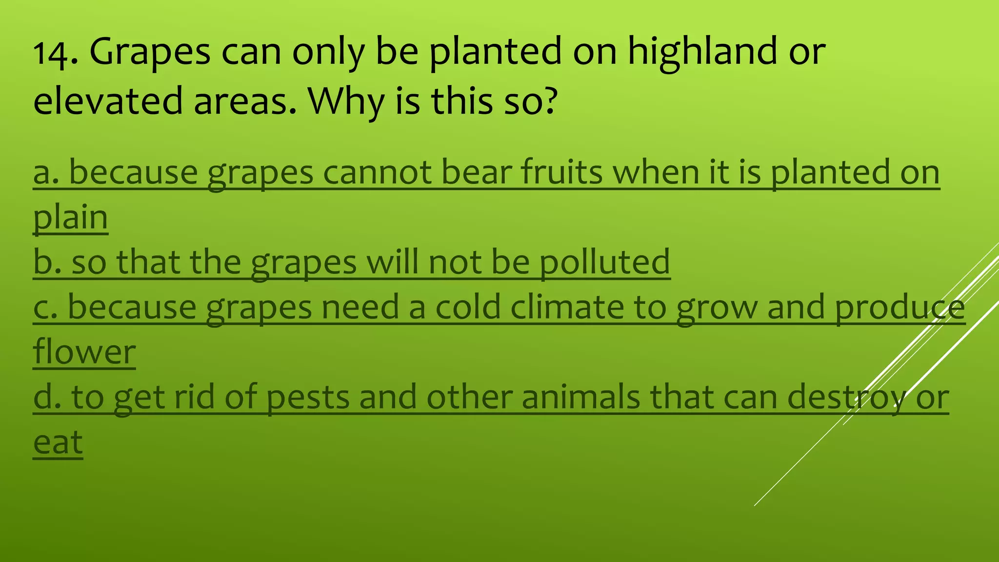 TLE 6 Agriculture Powerpoint Presentation | PPTX