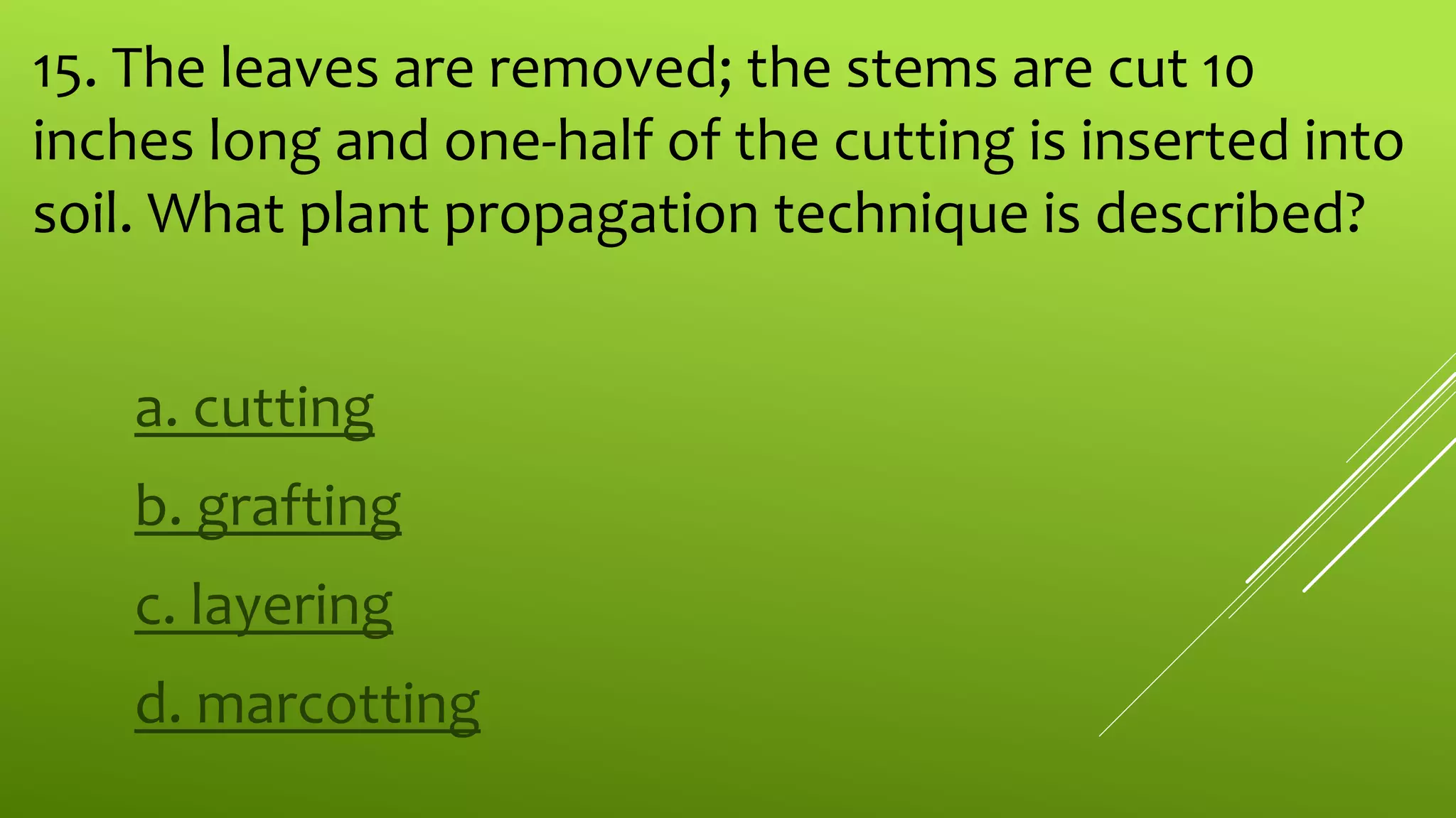 TLE 6 Agriculture Powerpoint Presentation | PPTX