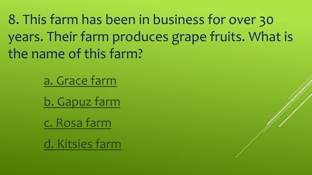 TLE 6 Agriculture Powerpoint Presentation | PPTX