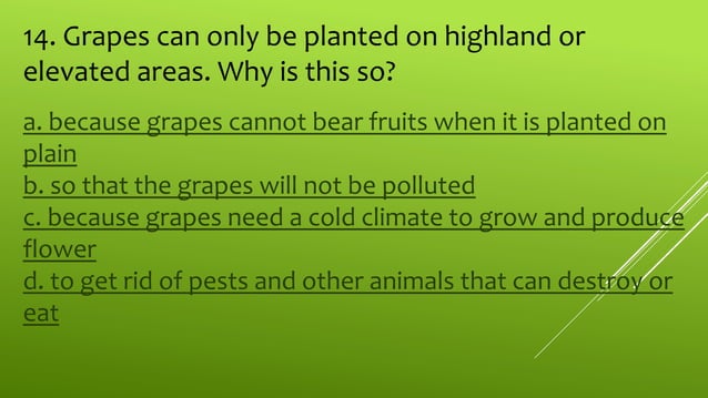 TLE 6 Agriculture Powerpoint Presentation | PPTX