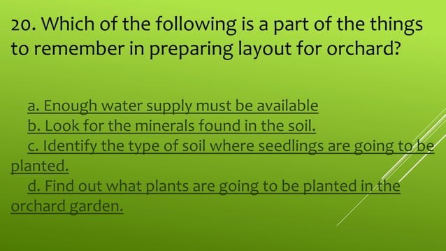 TLE 6 Agriculture Powerpoint Presentation | PPTX