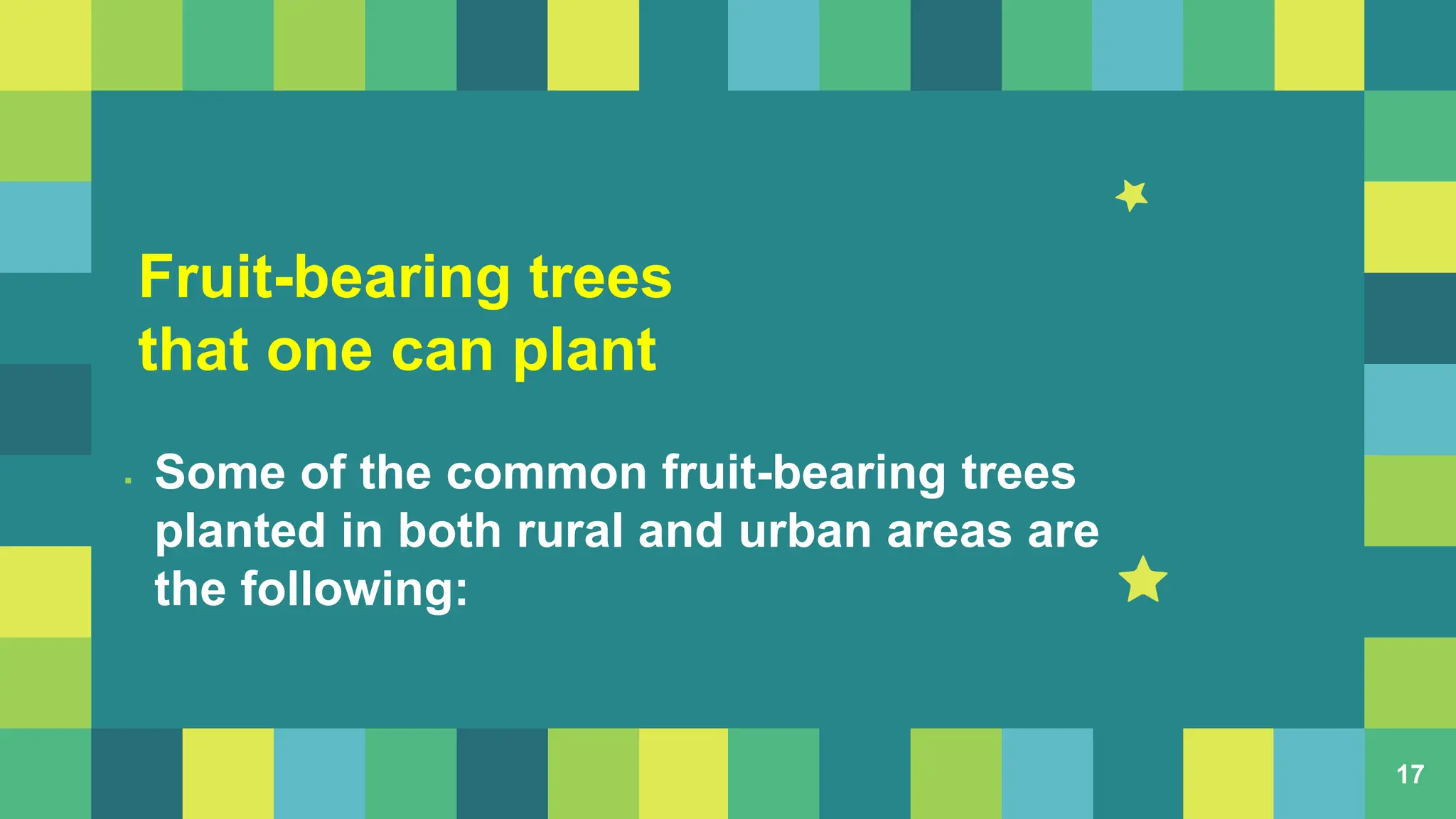 TLE 6 AGRICULTURE WEEK 1-Lesson 1: Importance of Planting Trees and ...