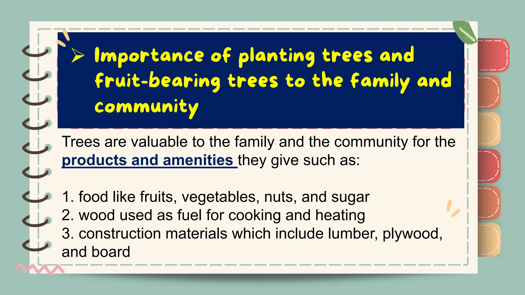 TLE 6 AGRICULTURE WEEK 1-Lesson 1: Importance of Planting Trees and ...