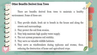 TLE 6 AGRICULTURE WEEK 1-Lesson 1: Importance of Planting Trees and Fruit-Bearing Trees | PPTX