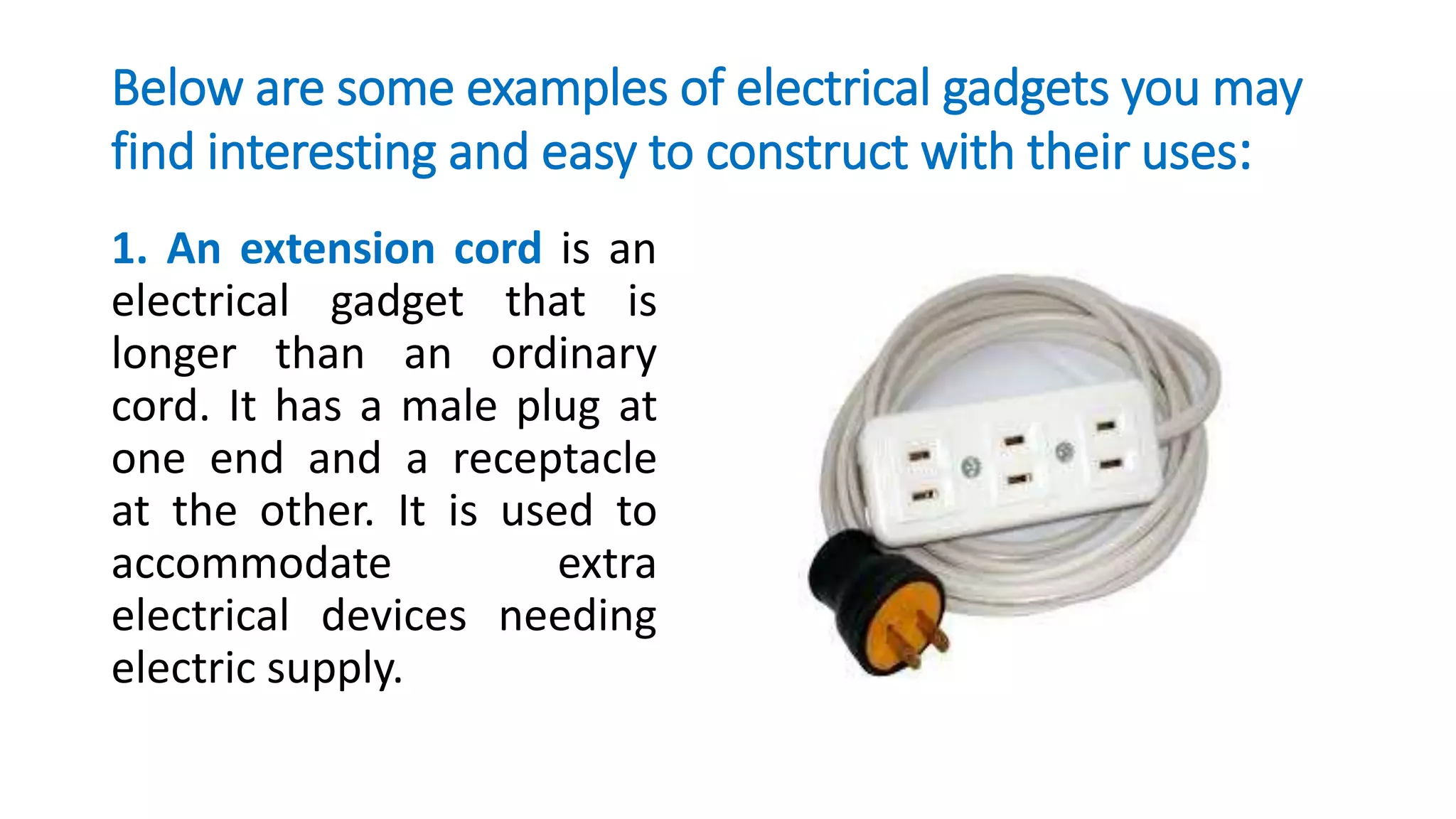 TLE 6 PPT Q3 - Production And Repair Of Simple Electrical Gadgets.pptx