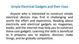 TLE 6 PPT Q3 - Production And Repair Of Simple Electrical Gadgets.pptx