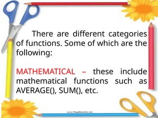 TLE 6 PPT Q4 - Advanced Functions And Formulas In Excel.pptx