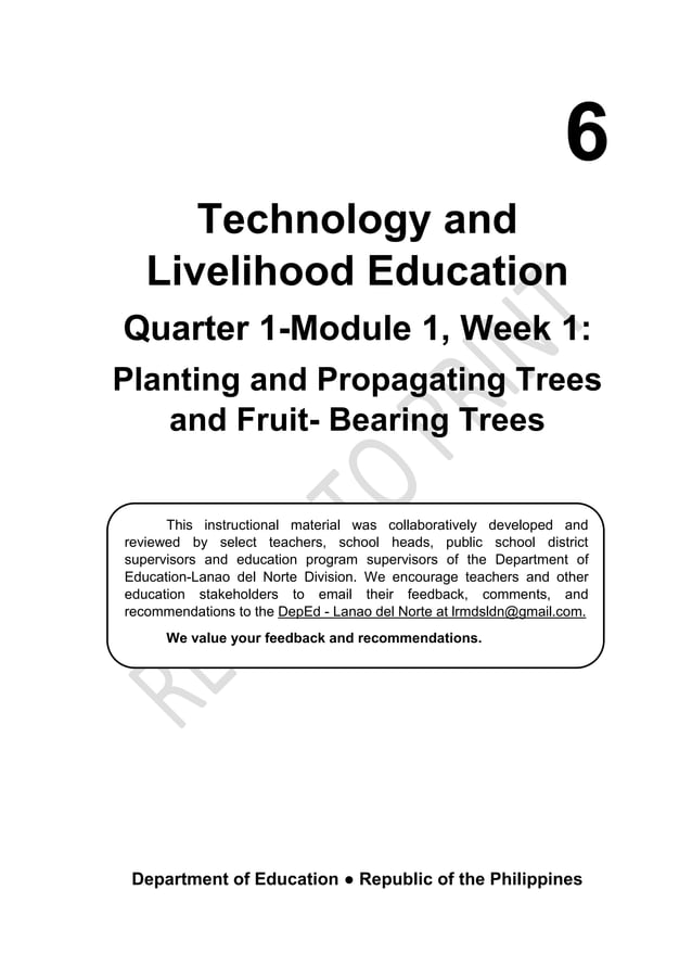 Tle6 q1 mod1_agriculture_planting_propagating_trees_fruit-bearingtrees ...