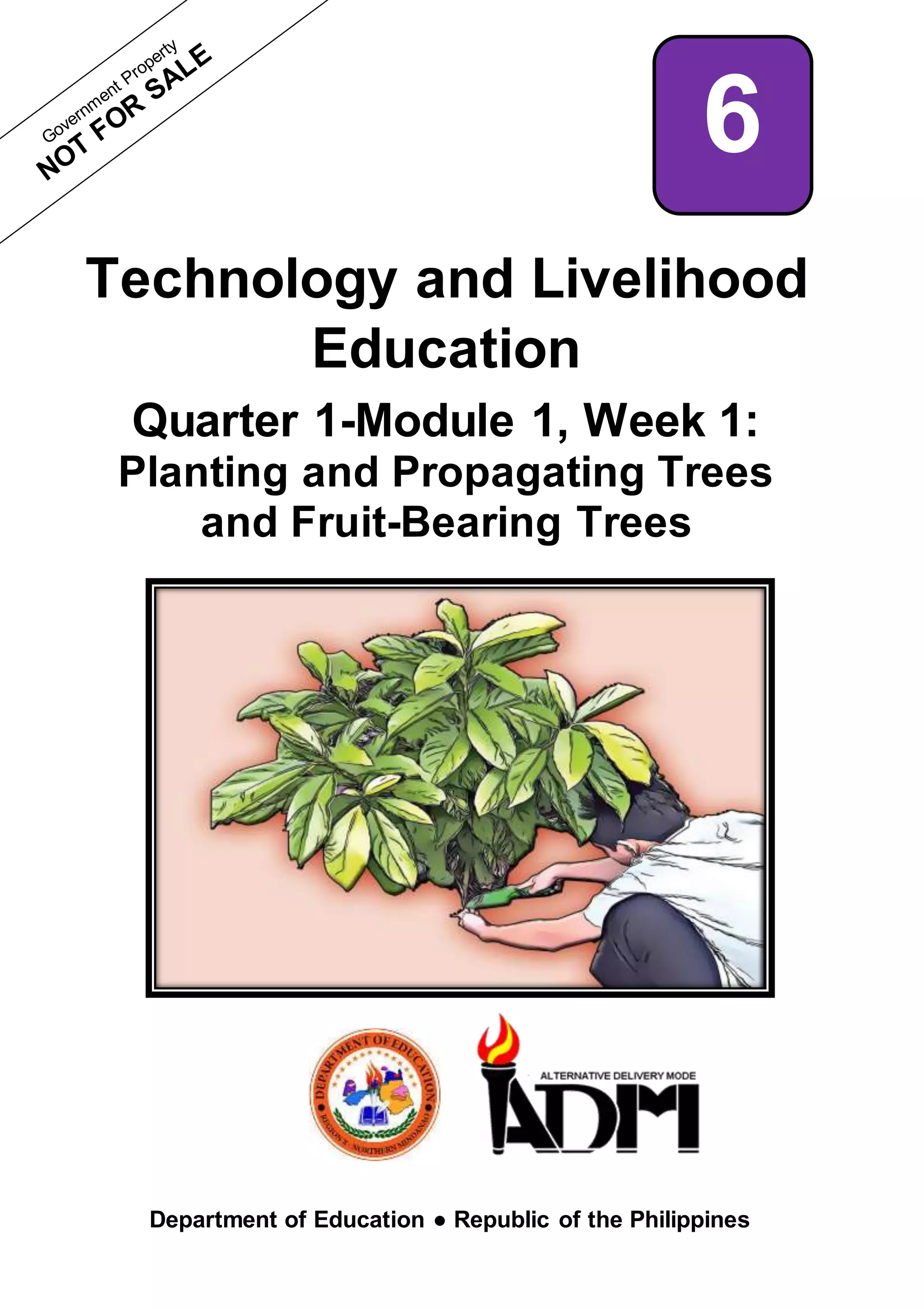 Tle6 q1 mod1_planting_and_propagating_trees_and_fruit-bearing_trees ...