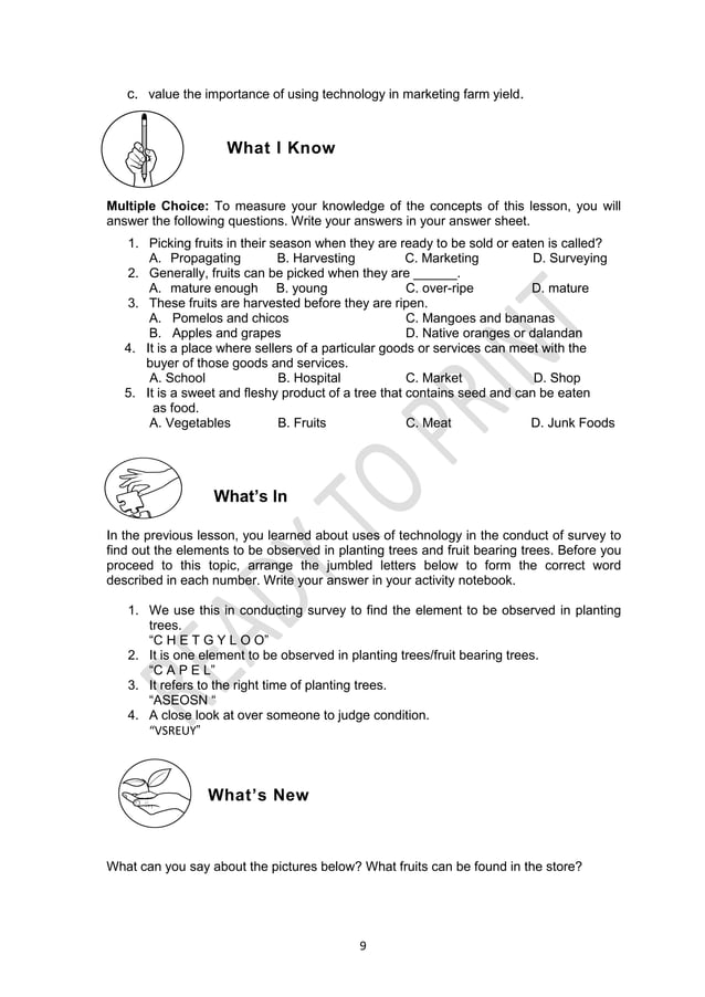 Tle6 q1 mod2_agriculture_uses ...
