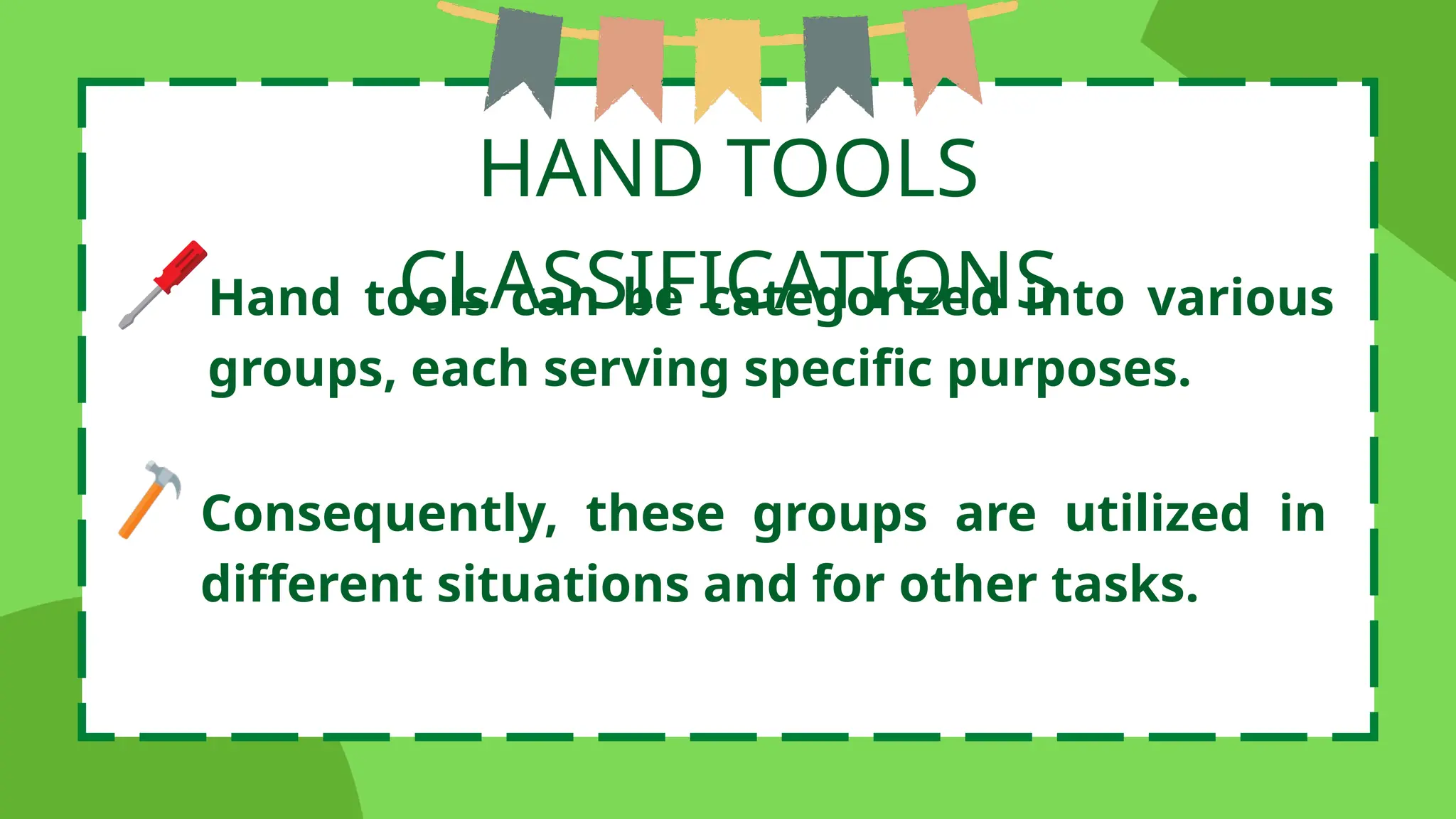 TLE 7 - 3rd Topic - Hand Tools, Power Tools, Instruments, and Equipment ...