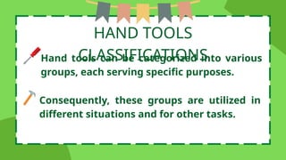 TLE 7 - 3rd Topic - Hand Tools, Power Tools, Instruments, and Equipment ...