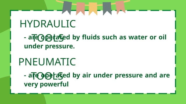 TLE 7 - 3rd Topic - Hand Tools, Power Tools, Instruments, and Equipment ...