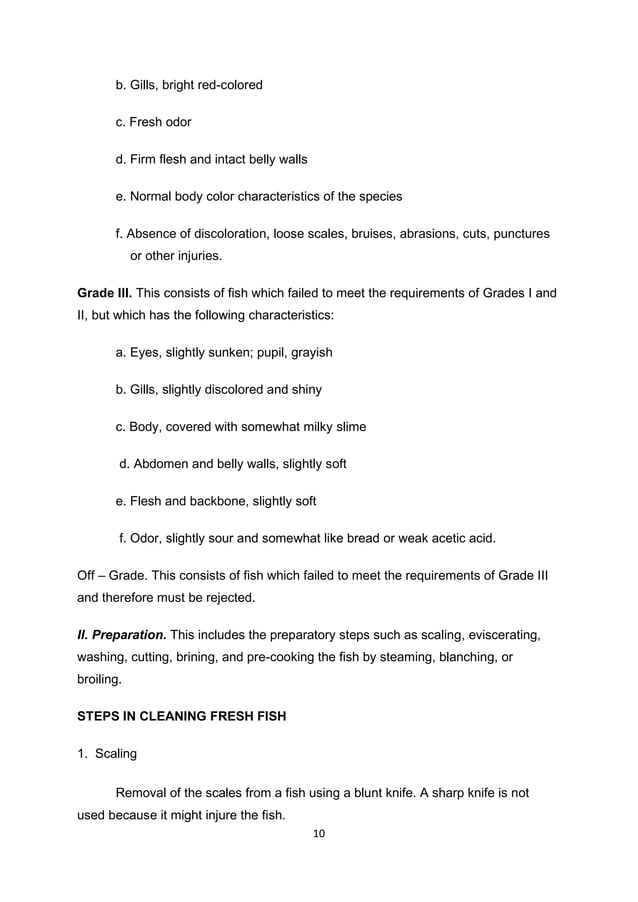 Tle 7 afa food (fish) processing module 5 | PDF | Fish and Aquariums | Pets