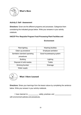 Tle 7 afa food (fish) processing module 8 | PDF