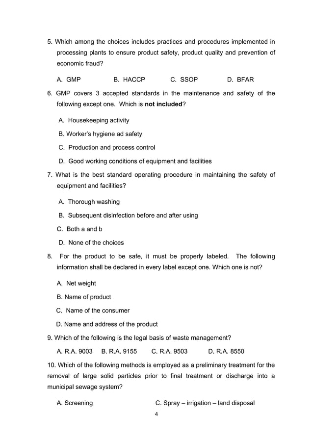 Tle 7 afa food (fish) processing module 8 | PDF