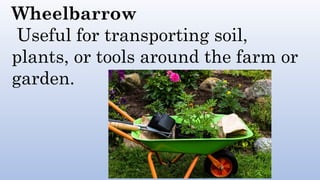 TLE 7 Agriculture and Fishery- Tools And Equipments in Farming.pptx