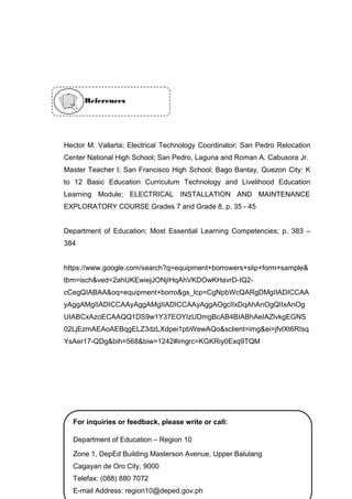 TLE7_IA_EIM_M2_v2.pdf electrical installation | PDF