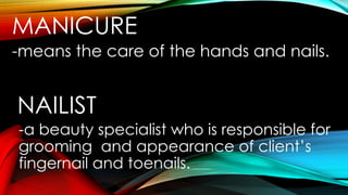 TLE 8 NAIL CARE MODULE 1 - SWOT ANALYSIS | PPTX