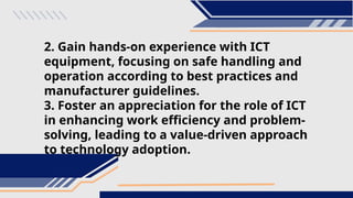 Tools and equipment in ICT for Grade 8 Students | PPTX