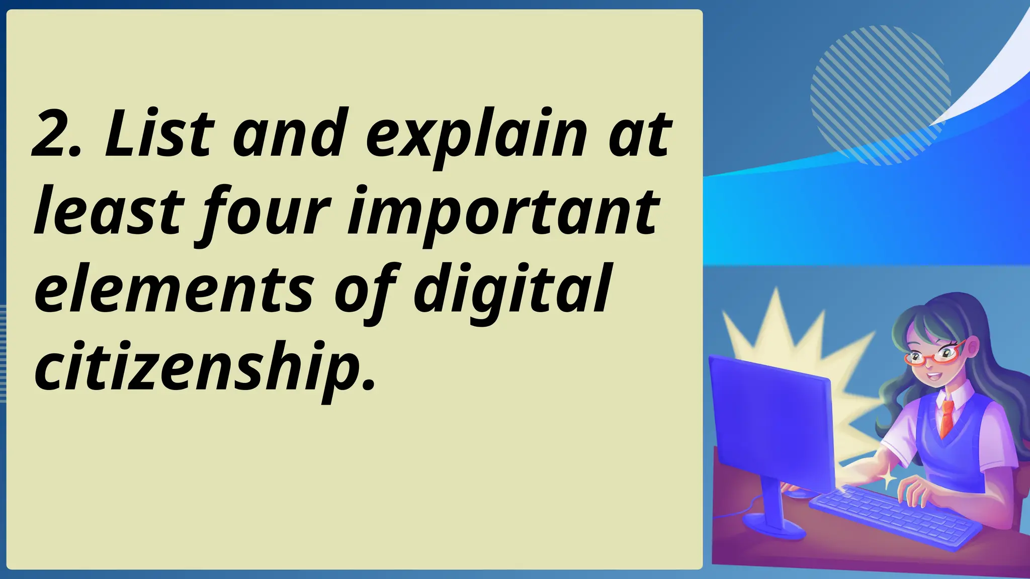 DIGITAL CITIZENSHIP ELEMENTS DIGITAL FOOTPRINTS AND IDENTITY ICT ...