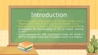 TLE 9 - 1st topic - Introduction to Teaching Technology and Livelihood ...