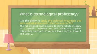 TLE 9 - 1st topic - Introduction to Teaching Technology and Livelihood ...