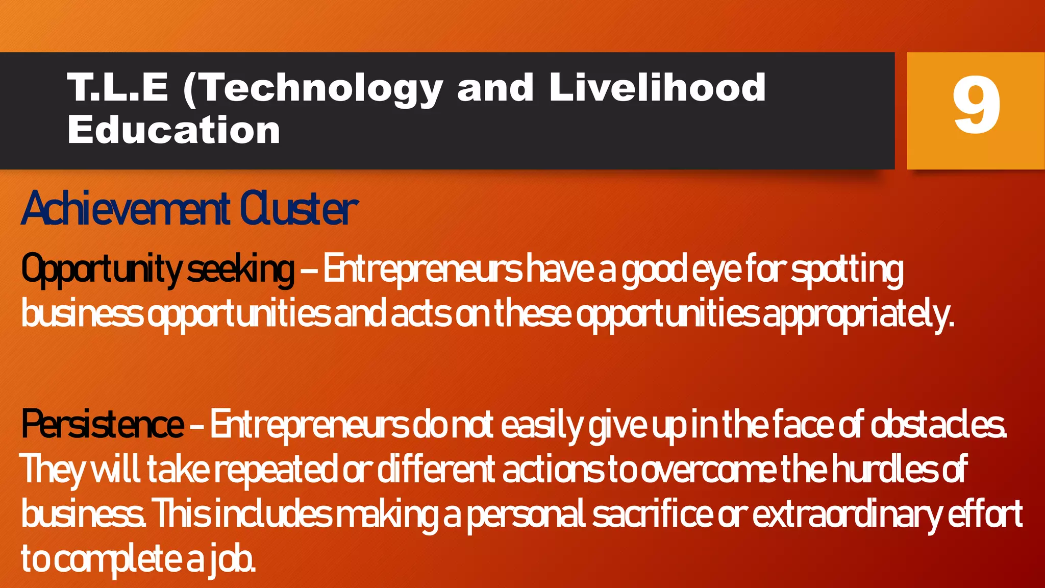 Tle 9-Business PPT1.pptx | Startups | Business