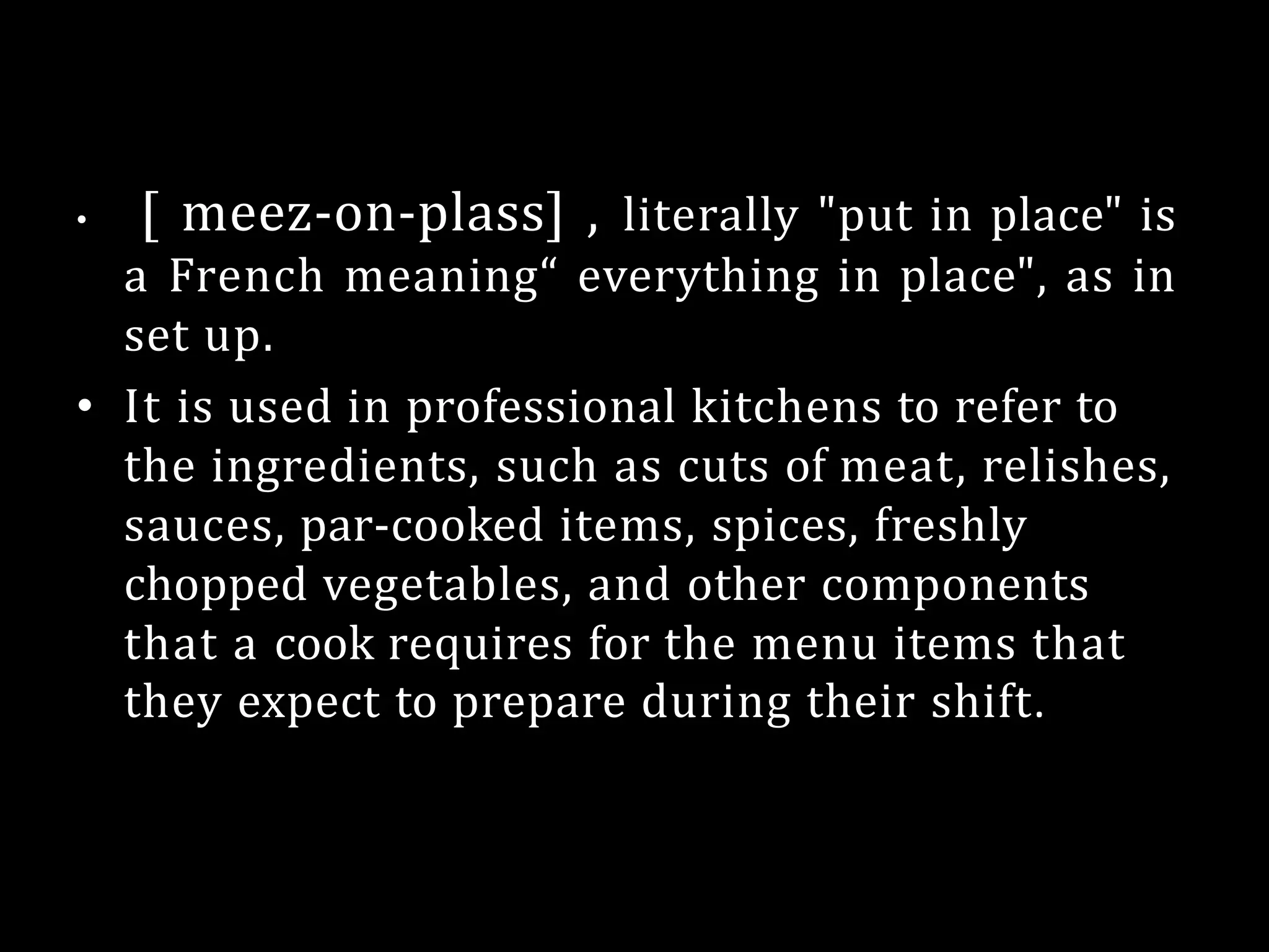 TLE 9 - Cookery (Week 4)mise en place.pptx