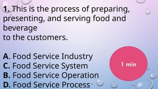 TLE 9- Food and Beverage Services for Grade 9 | PPTX