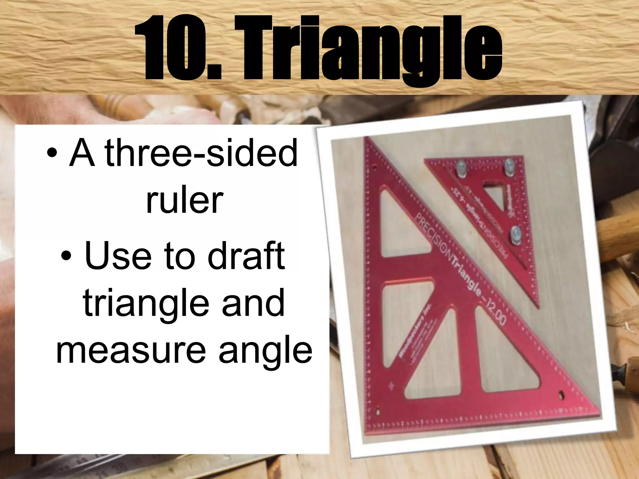 TLE9 Measuring and Marking tools | PPTX