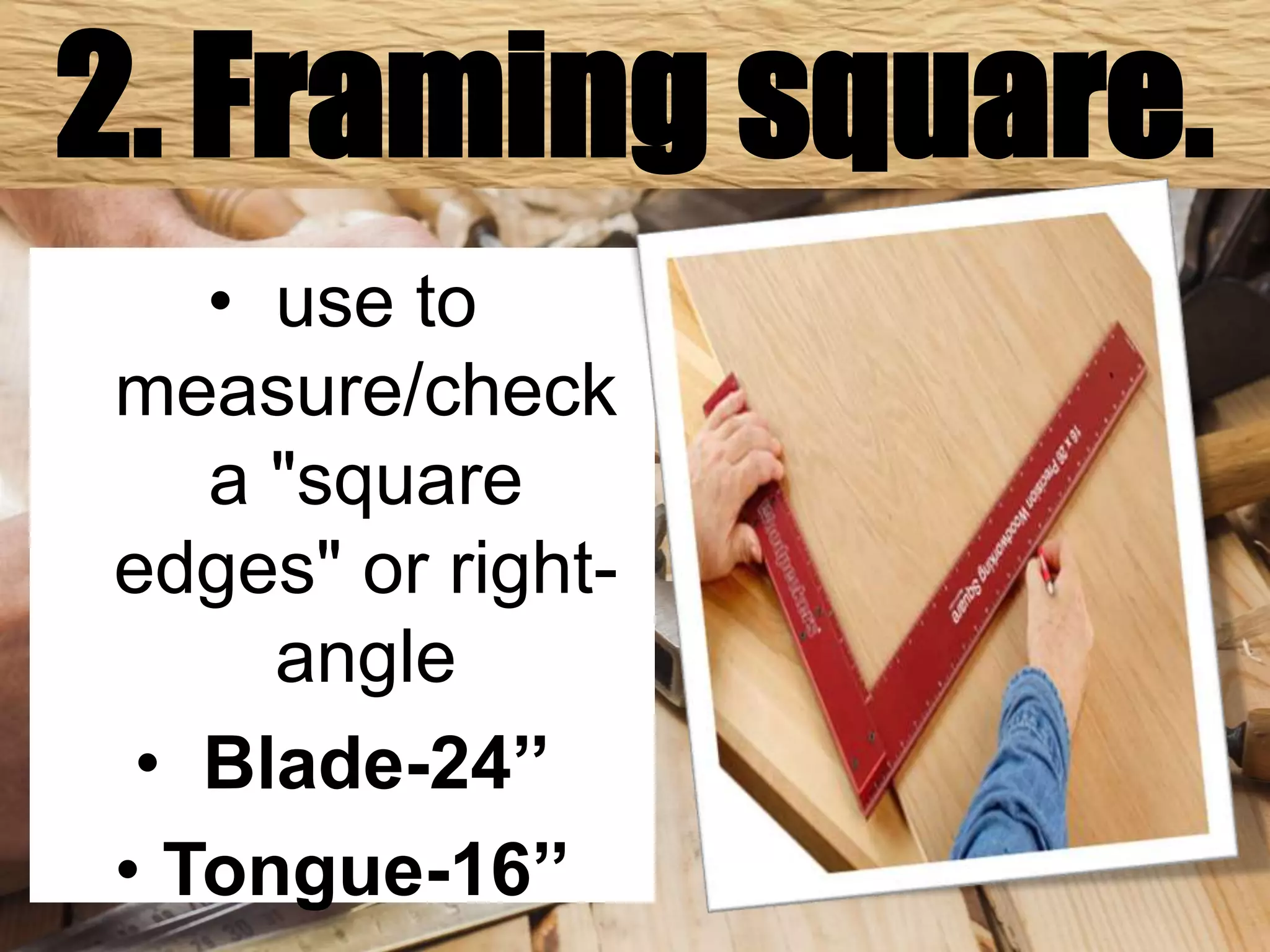 TLE9 Measuring and Marking tools | PPTX