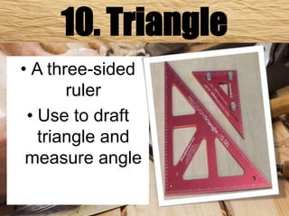 TLE9 Measuring and Marking tools | PPTX