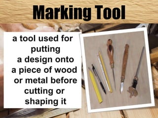 TLE9 Measuring and Marking tools | PPTX