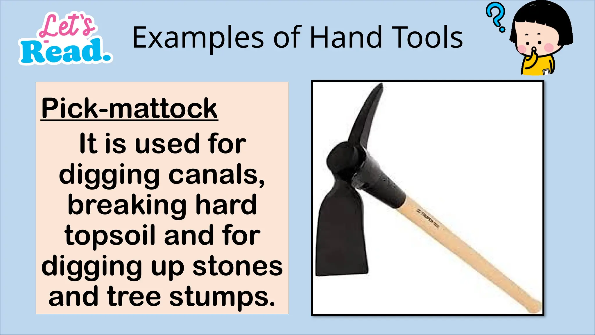 TLE agriculture hand tools for grade 8 students | PPTX