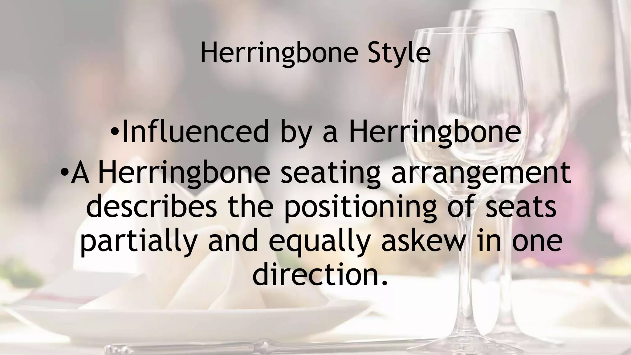 Banquet Set-up Styles | PPTX