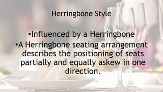 Banquet Set-up Styles | PPTX